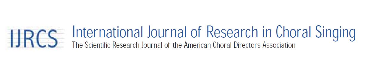 New Article Posted in the International Journal of Research in Choral ...