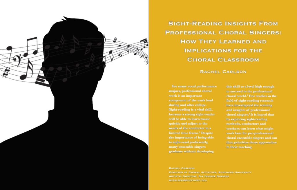 Sight-Reading Insights from Professional Choral Singing: How They ...